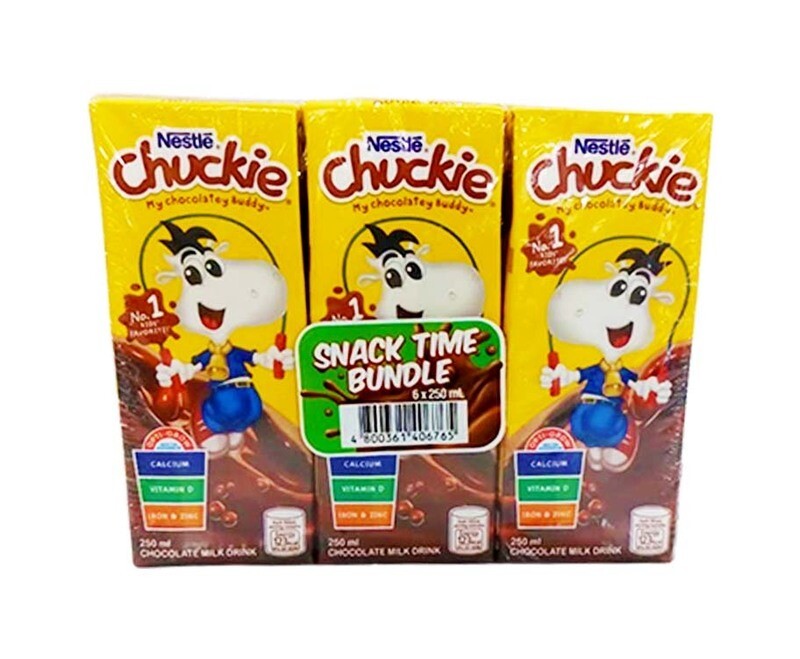 Nestlé Chuckie Chocolate Milk Drink (6 Packs x 250mL)
