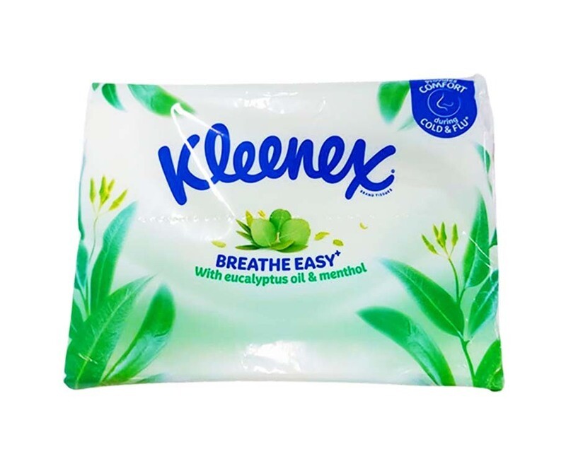 Kleenex Facial Tissue Eucalyptus Oil & Menthol