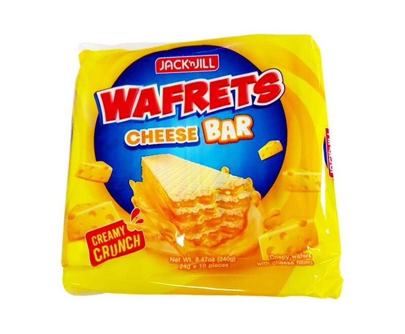 Jack 'n Jill Wafrets Cheese Bar (10 Packs x 24g) 240g