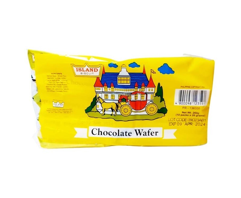 Island Biscuit Chocolate Wafer Sandwich (10 Packs x 26g) 260g