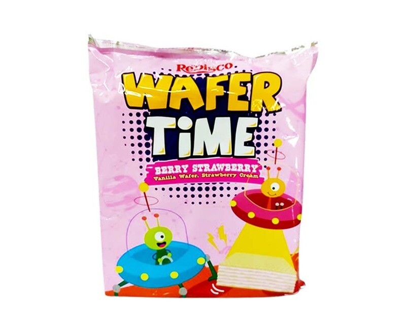 Rebisco Wafer Time Berry Strawberry (20 Packs x 11g) 220g