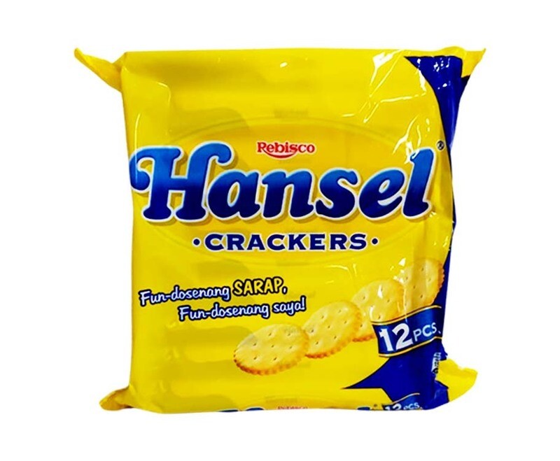 Rebisco Hansel Crackers Plain (12 Packs x 32g)