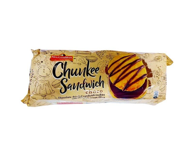 Mrs. Goodman Chunkee Sandwich Choco 10 Pieces (400g)