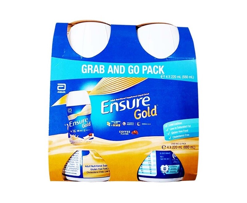 Abbott Ensure Gold Adult Nutritional Supplement Liquid Drink Coffee ...