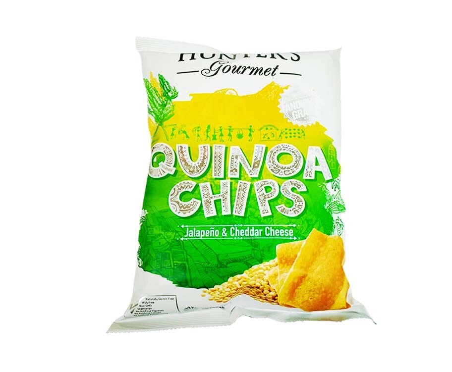Hunter’s Gourmet Quinoa Chips Jalapeño & Cheddar Cheese 75g