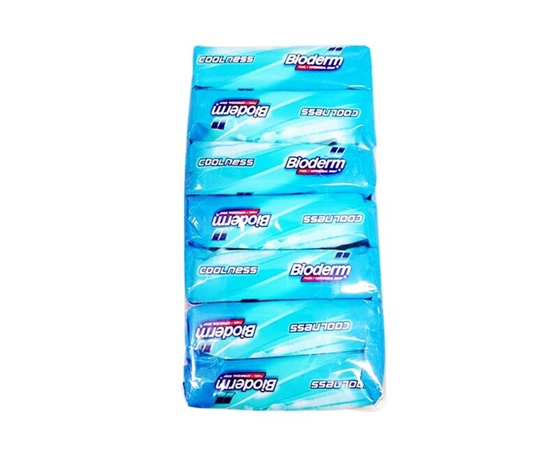 Bioderm Biosoap Coolness Family Germicidal Soap (6+1 Packs x 60g)
