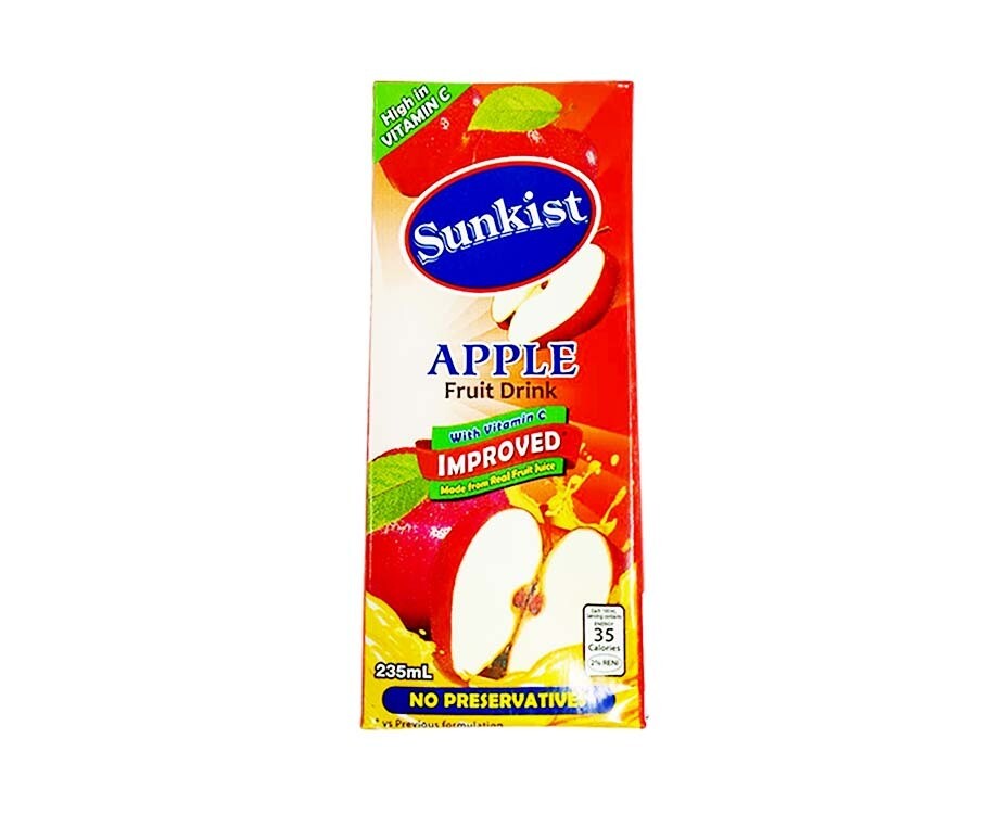 Sunkist Apple Fruit Drink 235mL