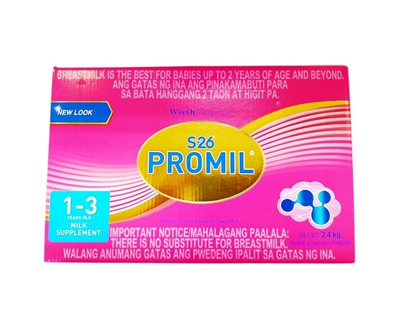 Wyeth Nutrition S-26 Promil Three Milk Supplement For Kids 1-3 Years ...
