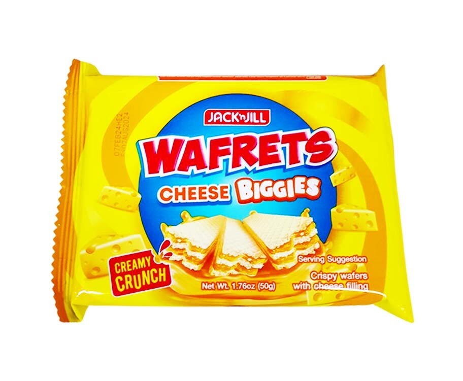 Jack 'n Jill Wafrets Cheese Biggies 50g