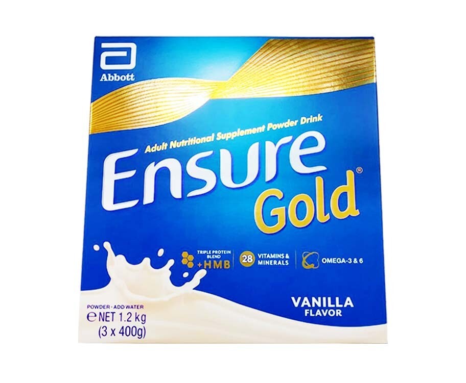 Abbott Ensure Gold Adult Nutritional Supplement Powder Drink Vanilla ...