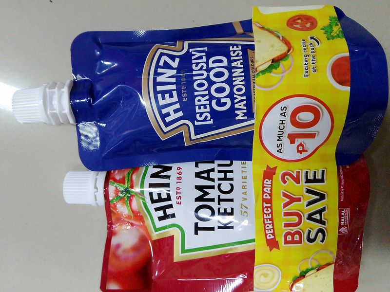 Heinz Tomato Ketchup 125g + Heinz Mayonnaise 120g