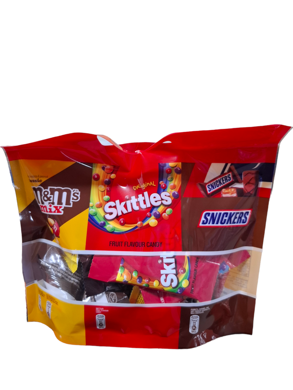 VARIETY PACK M&M's Classic, SKITTLES Original & Snickers Classic 186g