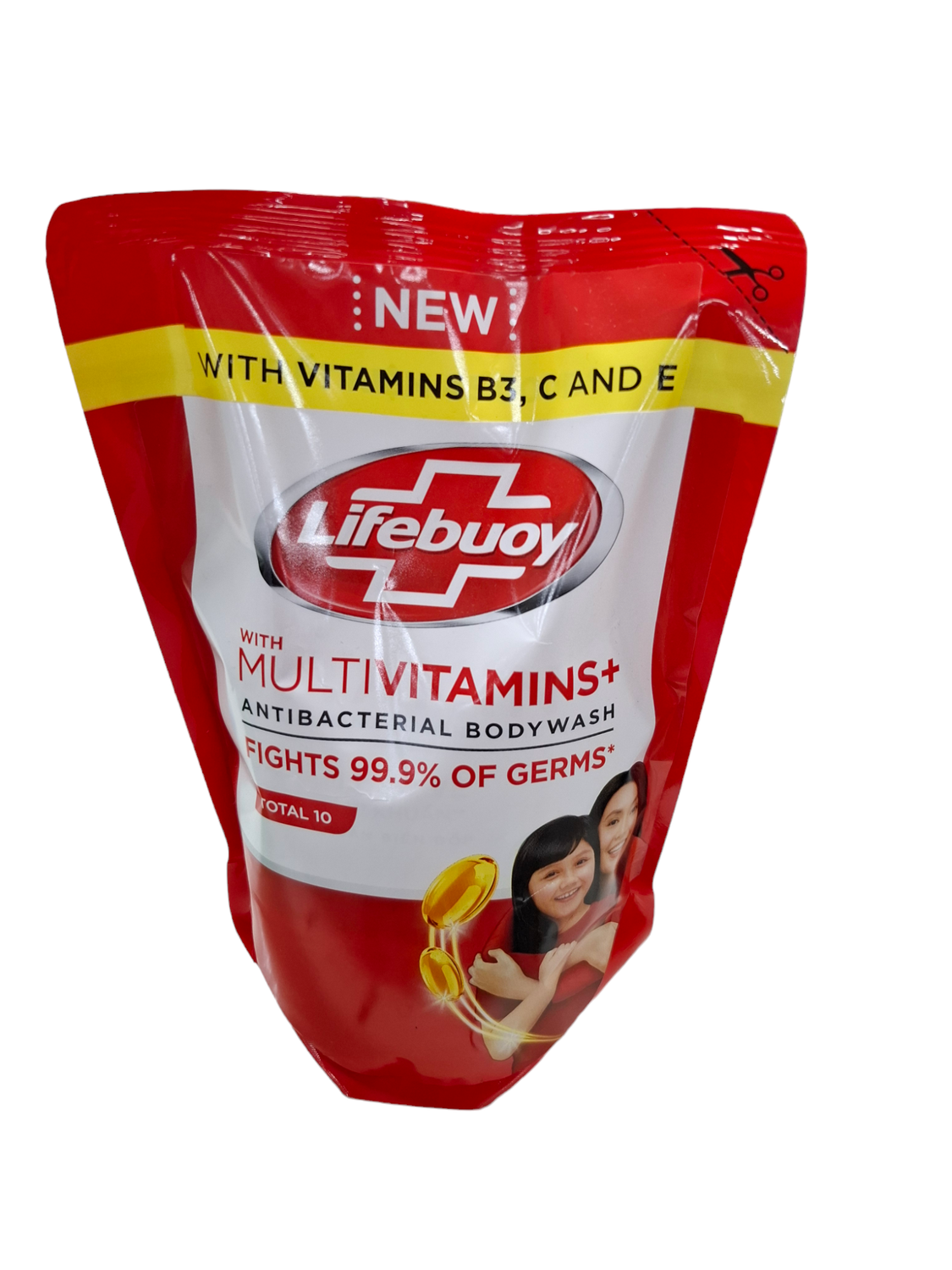 LifeBuoy Total 10 Bodywash Pouch 784mL