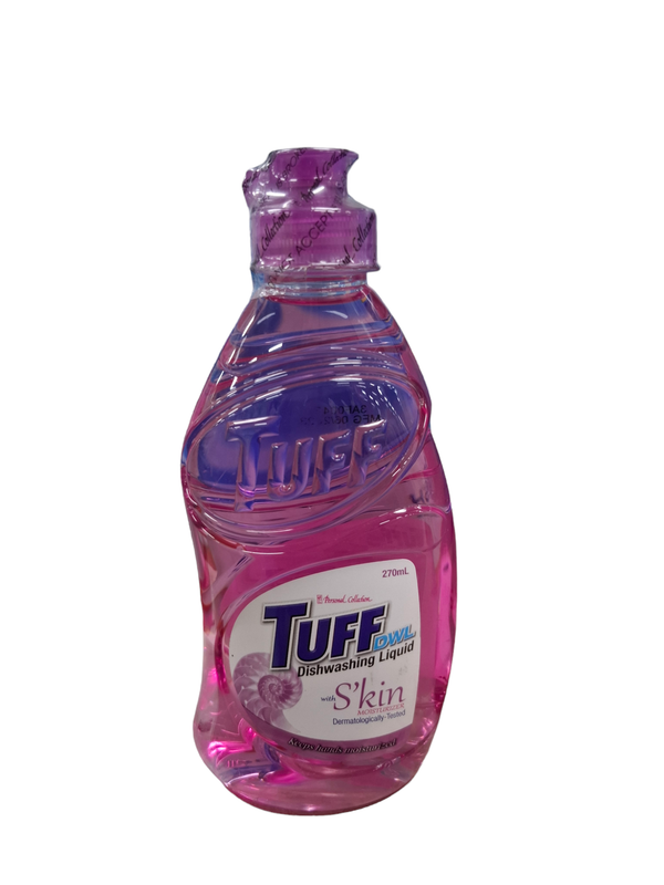 Tuff Dishwashing Liquid with Skin Mosturizer Dermatology Tested 270mL