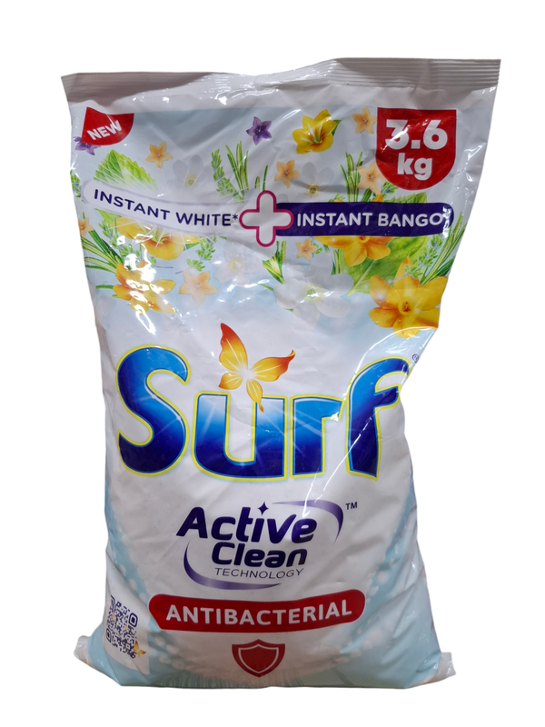 Surf Powder Active Clean Antibacterial 3.6kg