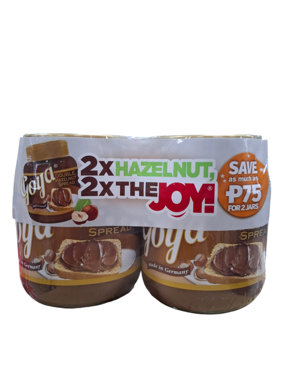 Goya Double Hazelnut Spread (2 Packs x 350g)