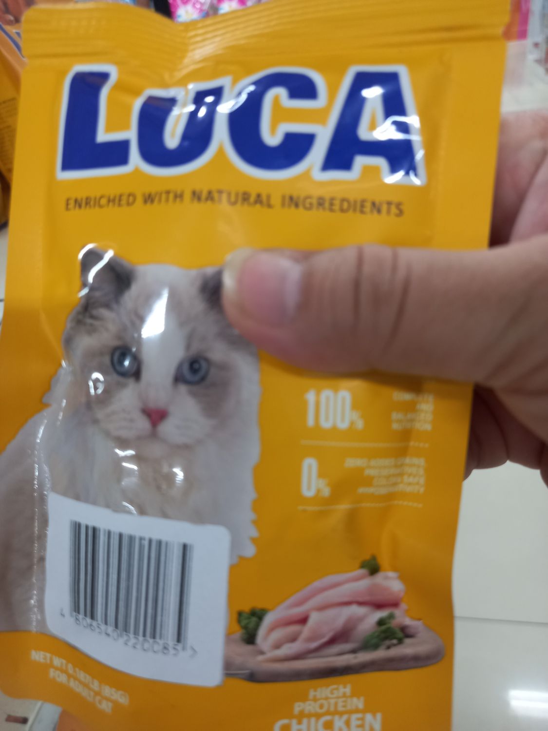 Luca cat food chicken 85g