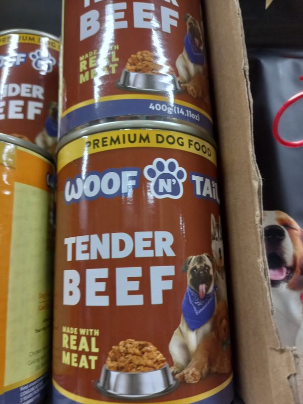 Woof n' tail tender beef 400g