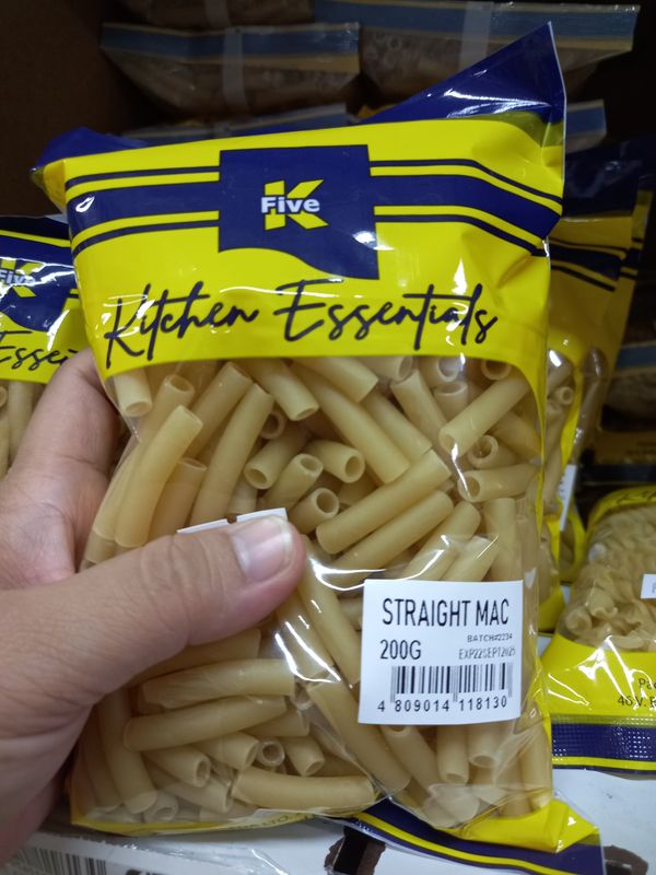 K five kitchen essentials straight macaroni 200g