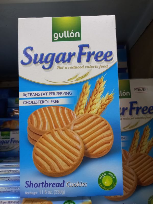 Gullon sugar free shortbread cookies 330g