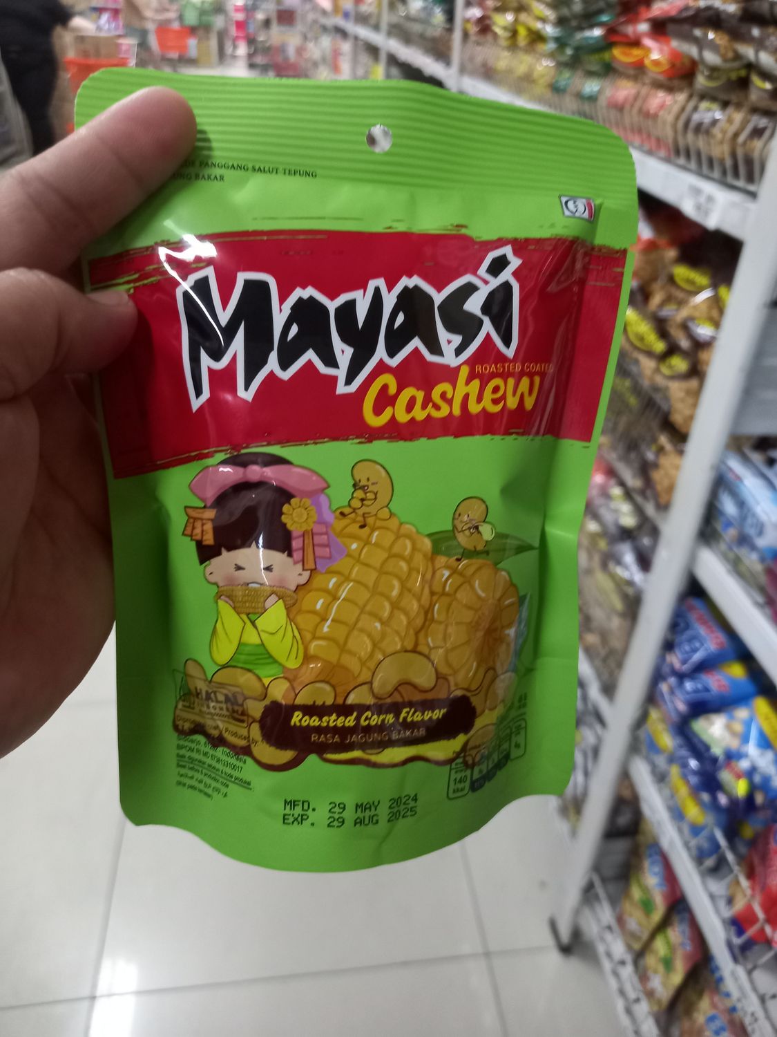 Mayasi cashew roasted corn flavor