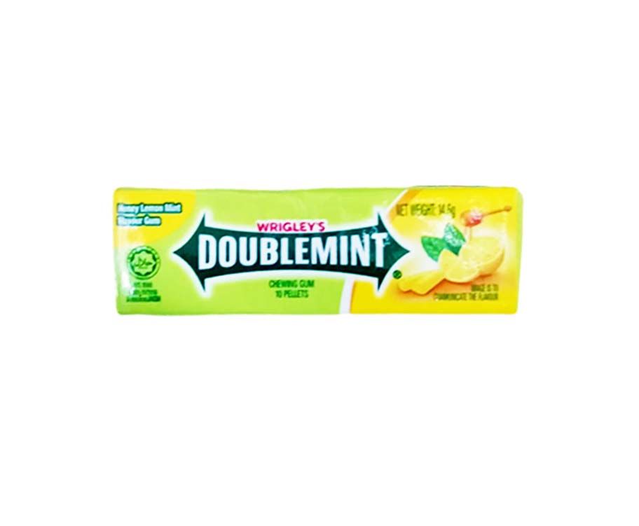 Wrigley's Doublemint Honey Lemon Mint Regular Gum 10 Pellets