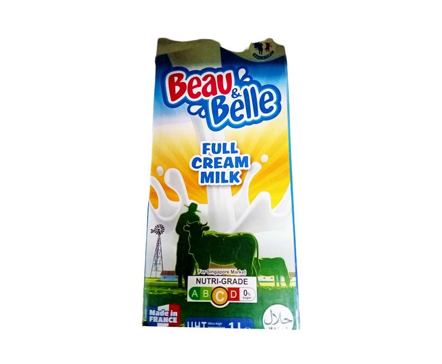 Gardenia Beau & Belle Full Cream Milk 1L