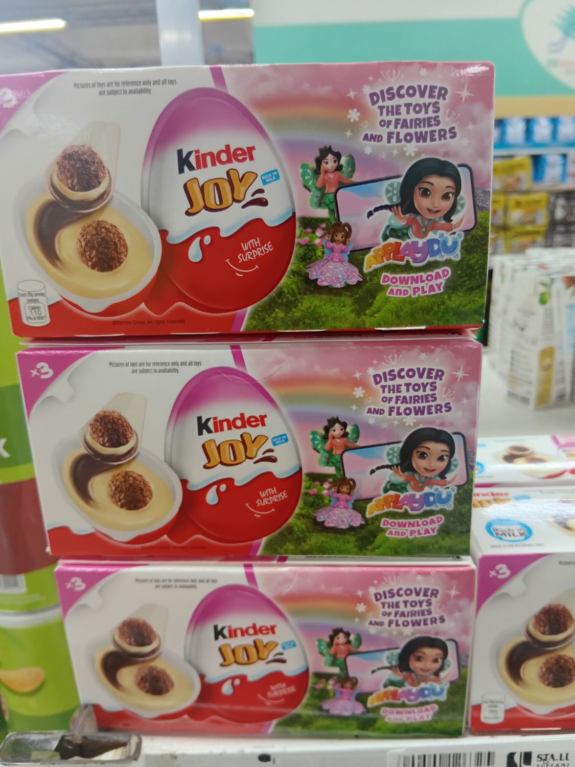 Kinder Joy Pink (3 Packs x 60g)