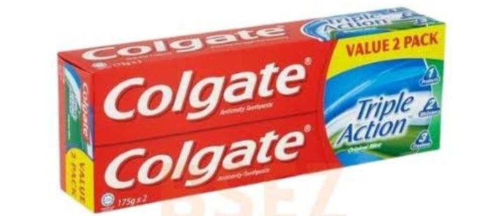 Colgate Triple Action Anti-Cavity Family Toothpaste (2 Packs x 175g)