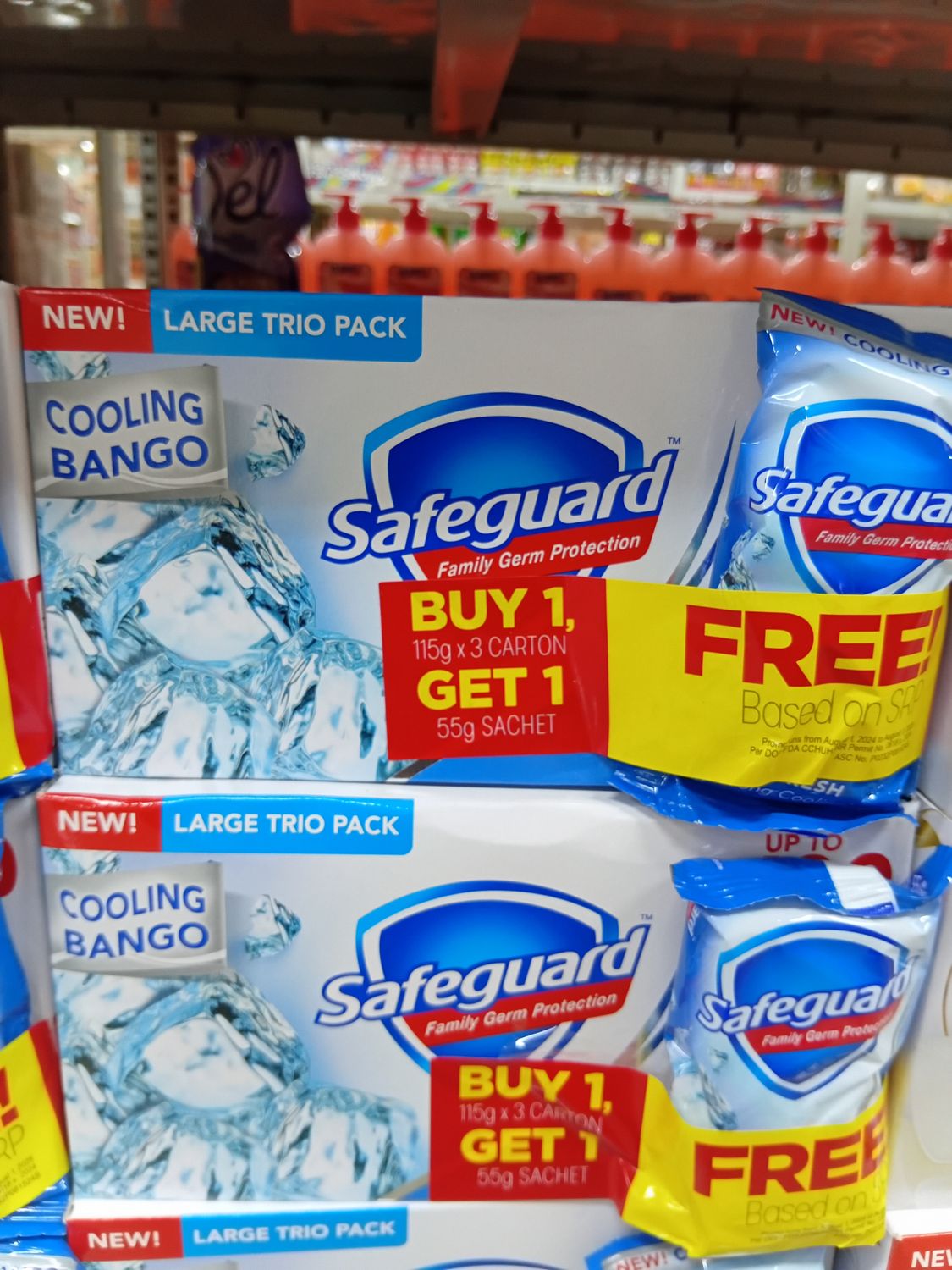 Safeguard Bar Arctic Fresh 115gx3s