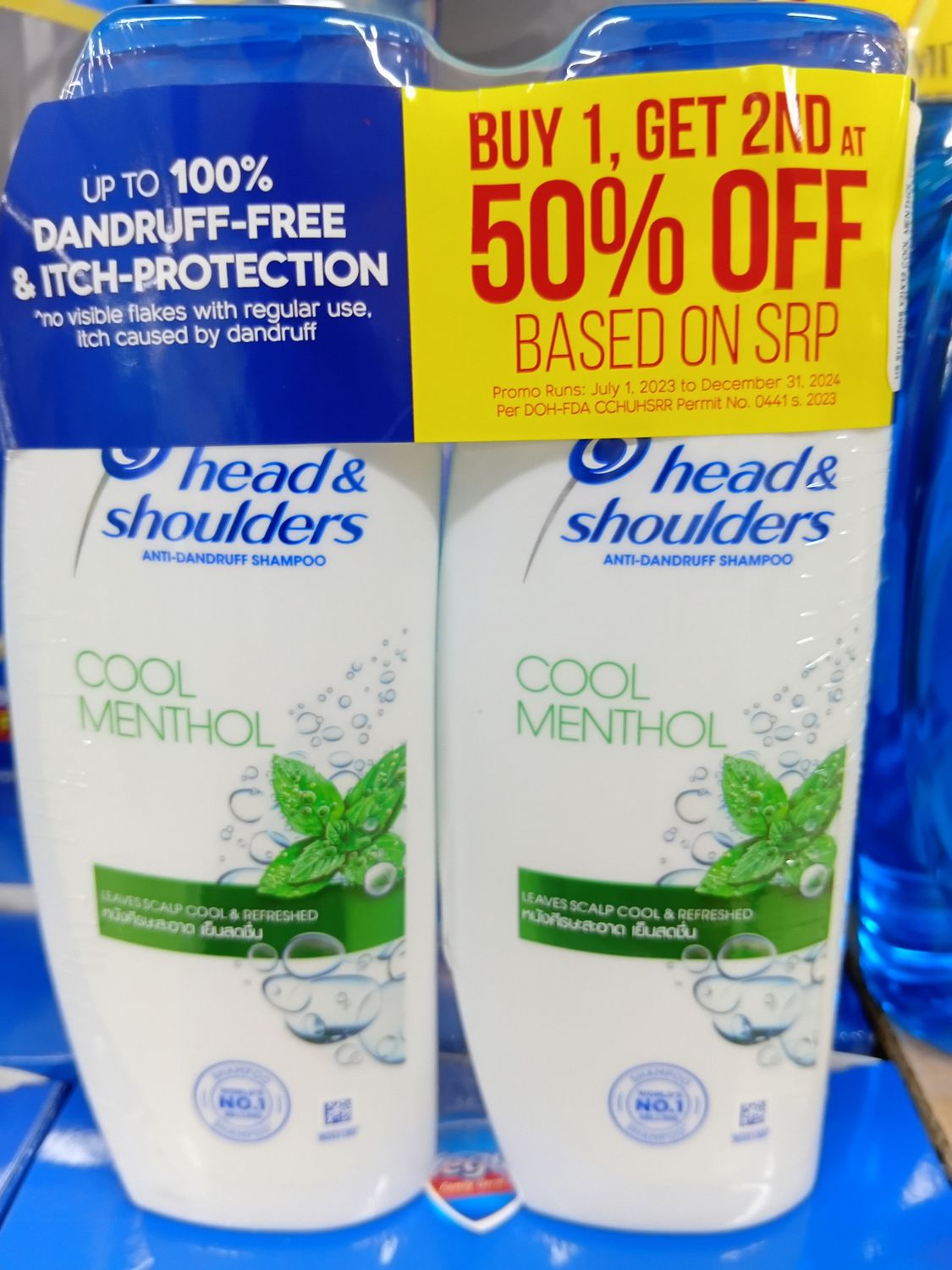Head & Shoulders Cool Menthol (2 Packs x 170mL)