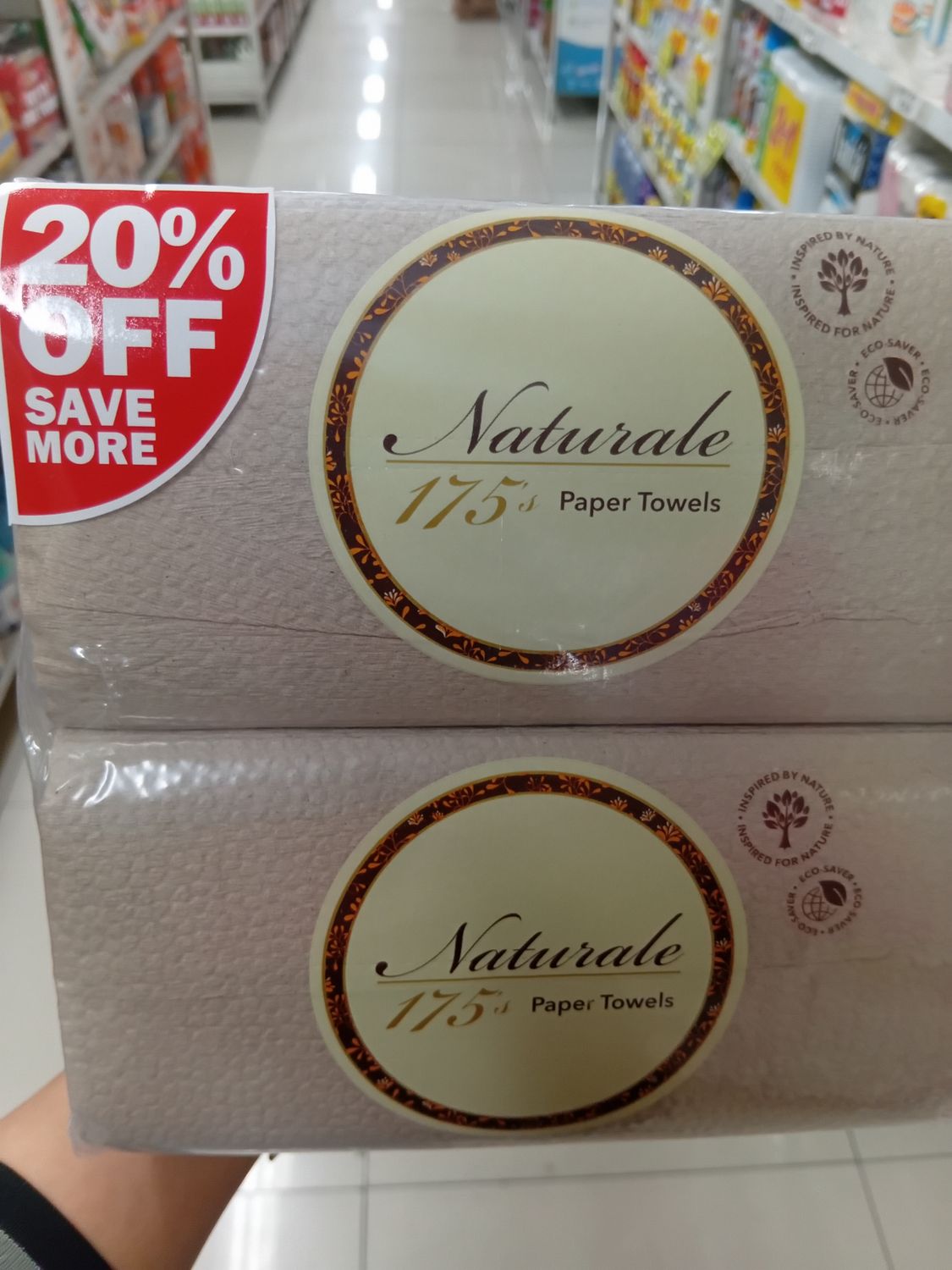 Naturale Paper towels Pck2s