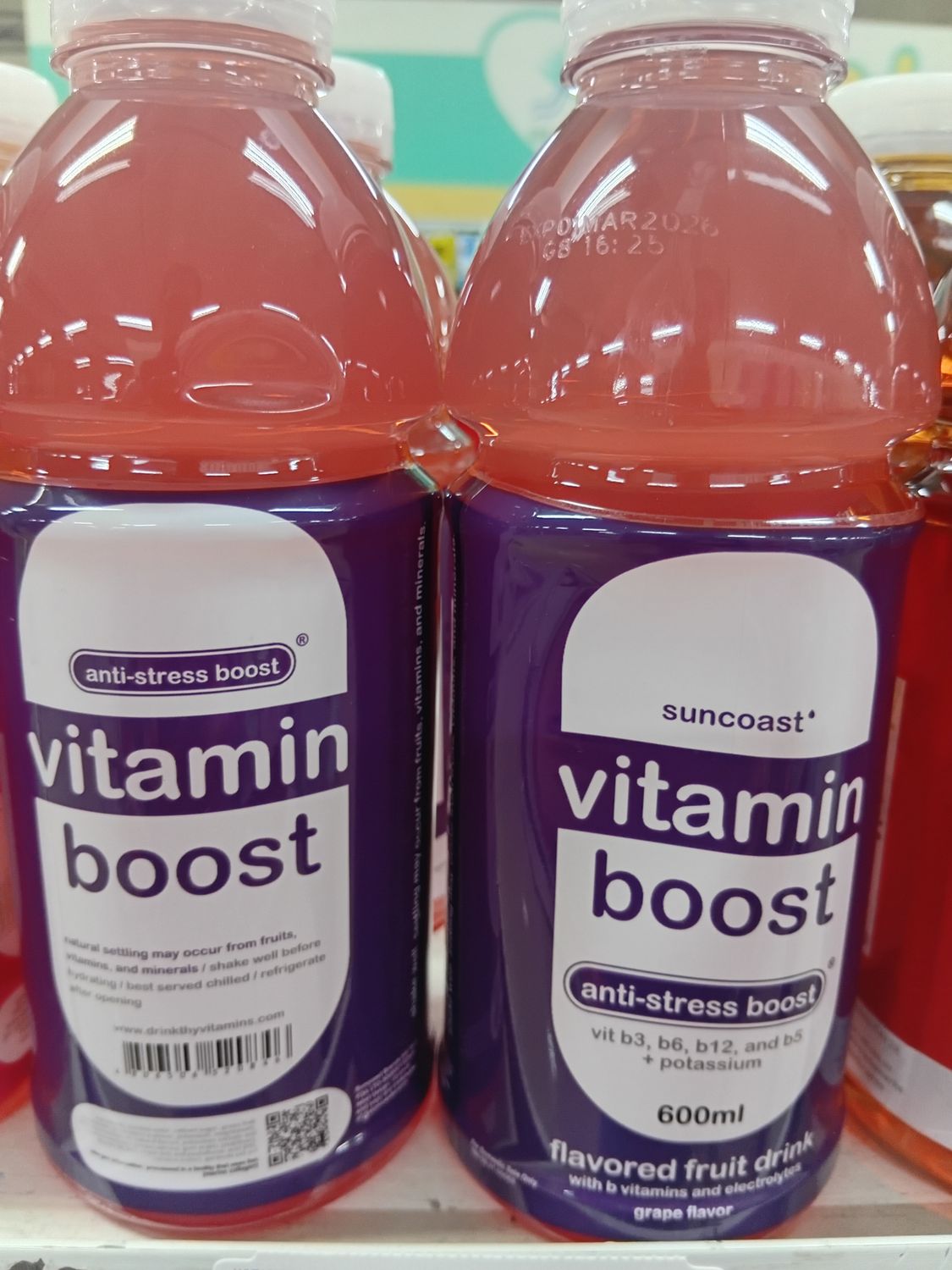Vitamin Boost Grape 600ML