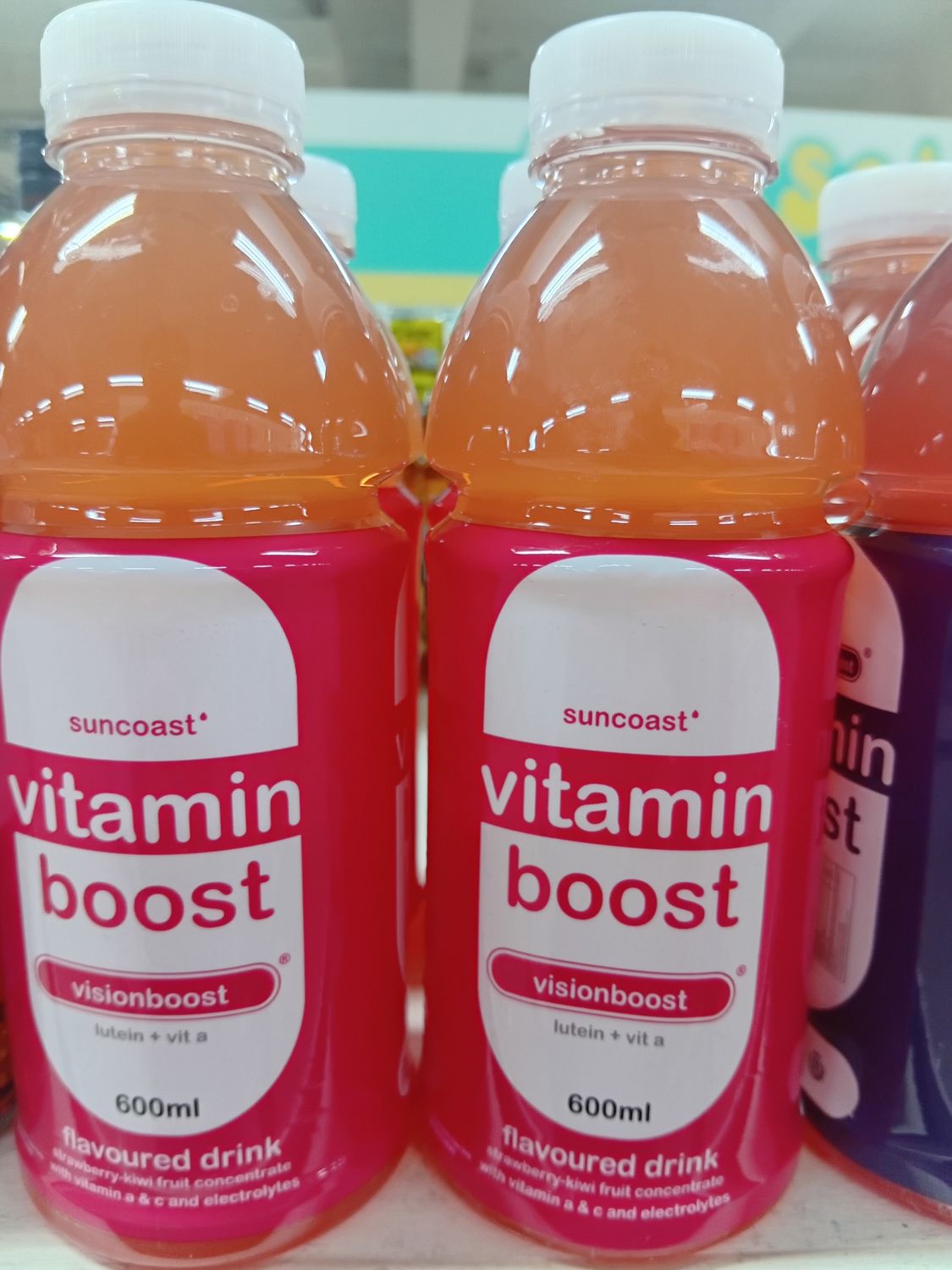 Vitamin Boost Strawberry Kiwi 600ML