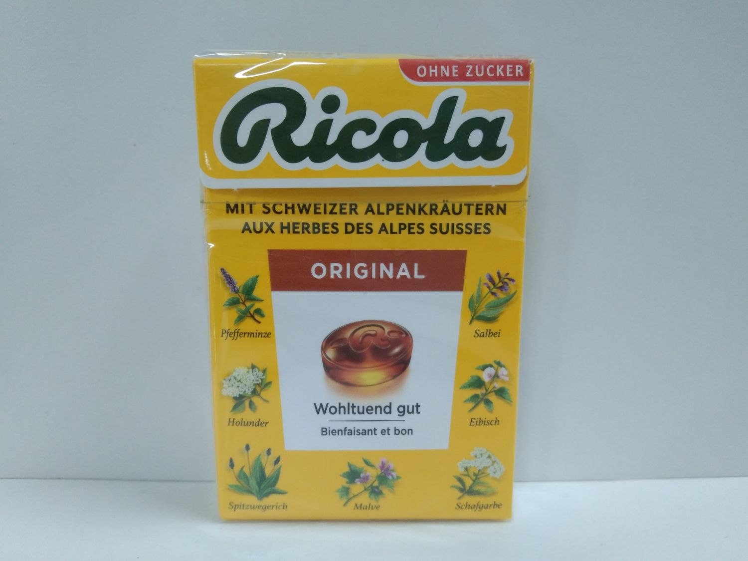 Ricola Original Swiss Herbal Candy Sugar Free 40g