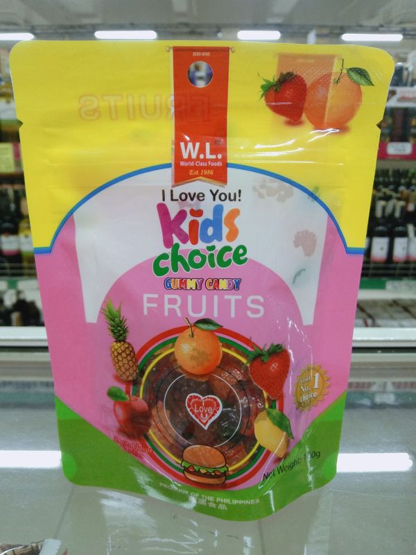 WL Kids Choice Gummy Candy Fruits 100g