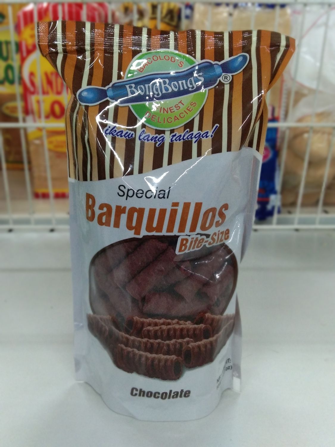 BongBong's Special Barquillos Bite-Size Chocolate Flavor 100g