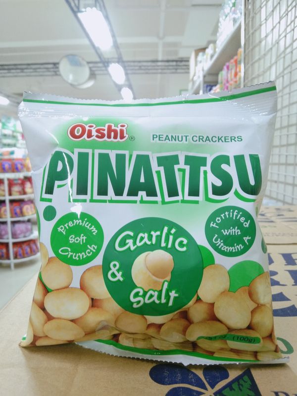 Oishi Pinattsu Garlic & Salt 100g