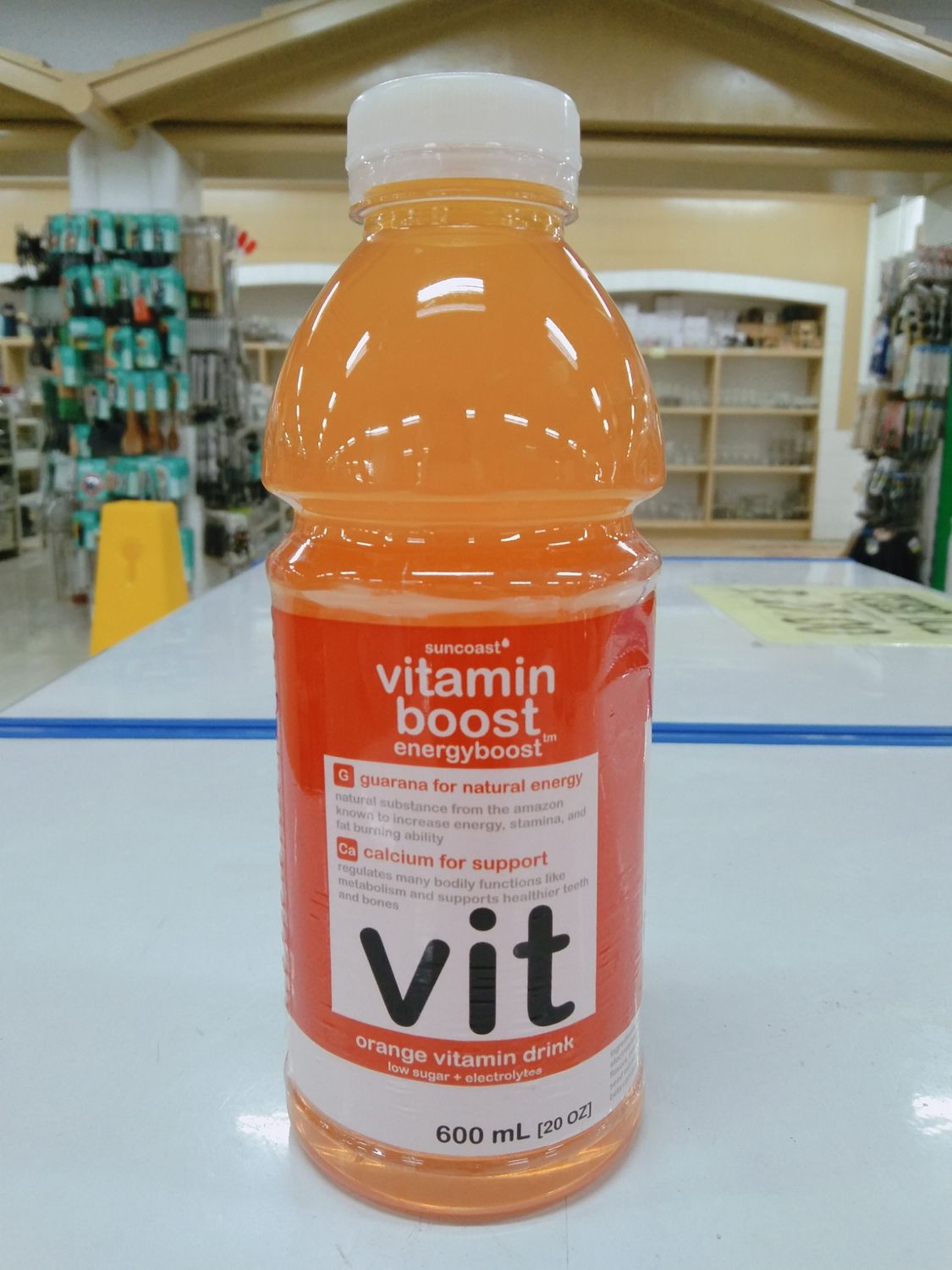 Suncoast Vitamin Boost Energy Boost Orange Vitamin Drink 600ml