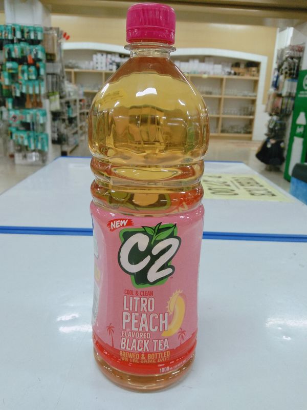 C2 Cool & Clean Litro Peach Flavored Black Tea 1000ml