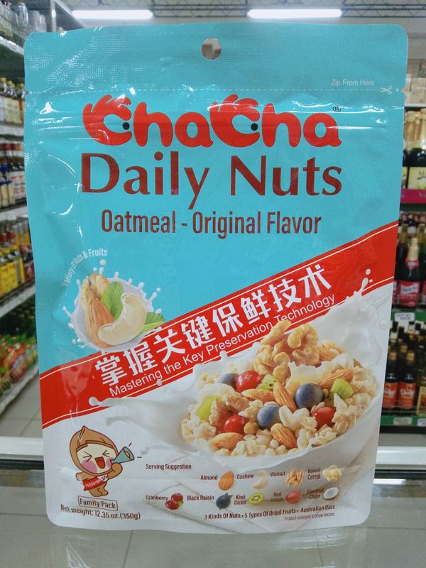 Cha Cha Daily Nuts Oatmeal - Original Flavor Family Pack 350g