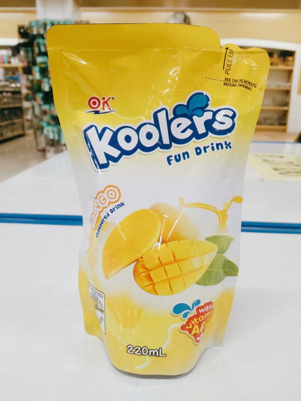 Ok Koolers Fun Drink Mango Flavoured Drink 220ml