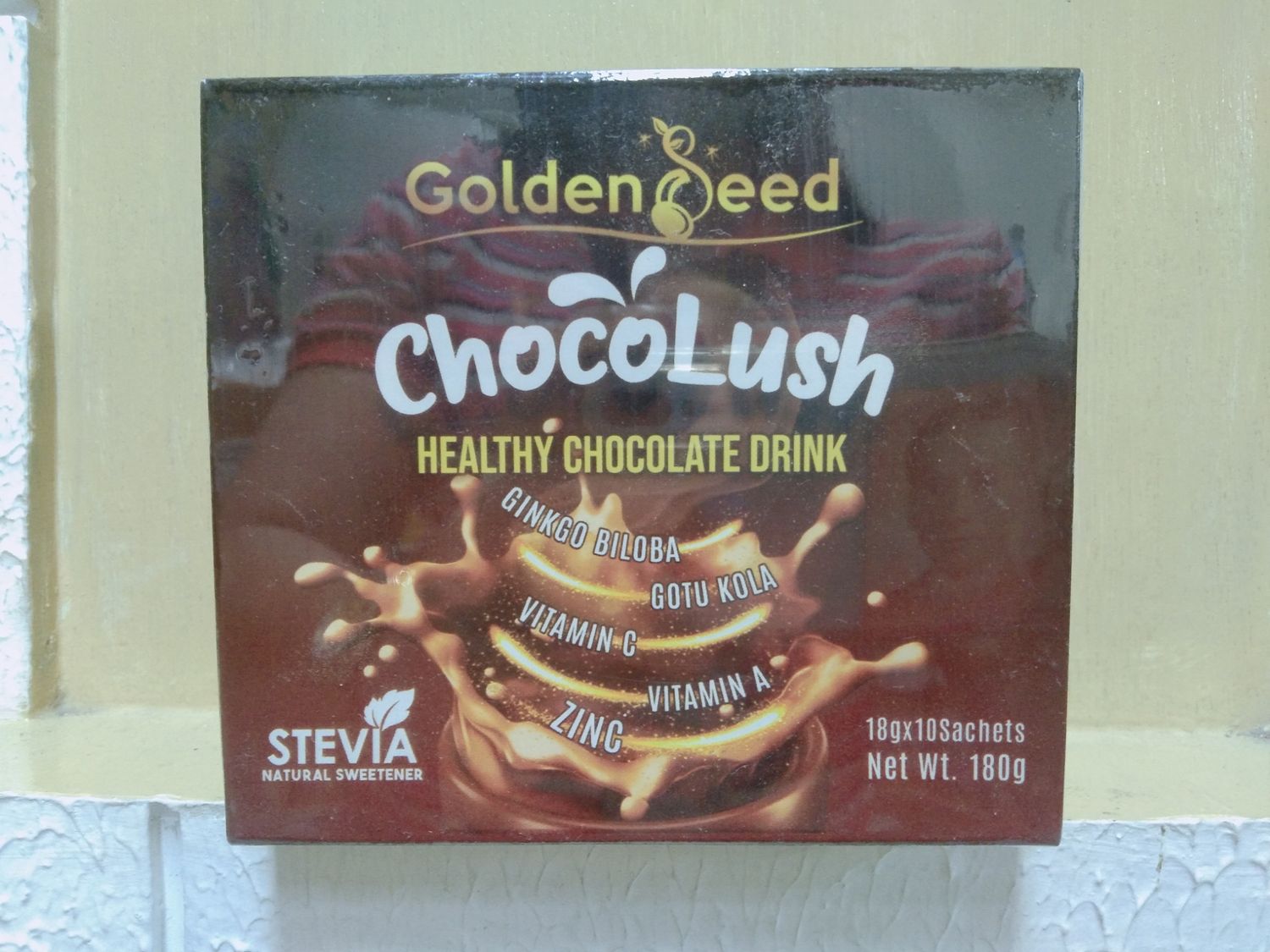 Golden Seed Choco Lush Healthy Chocolate Drink 180g (10 Sachet x 18g)