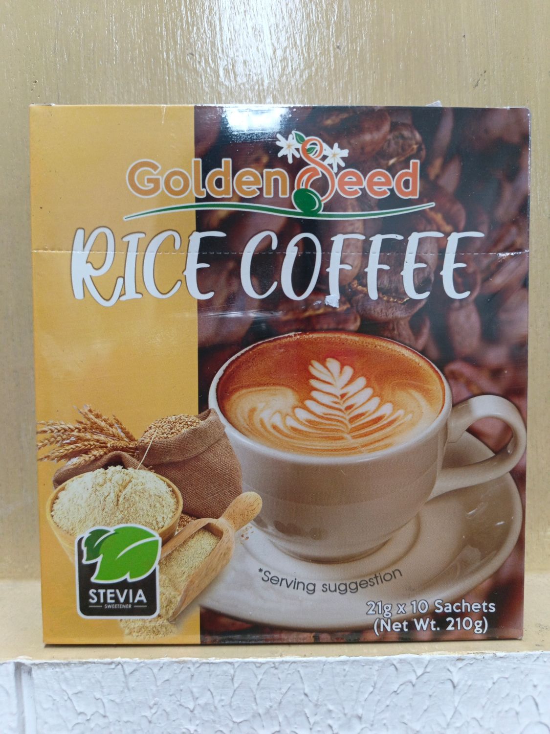 Golden Seed Rice Coffee 210g(10 Sachet x 21g)