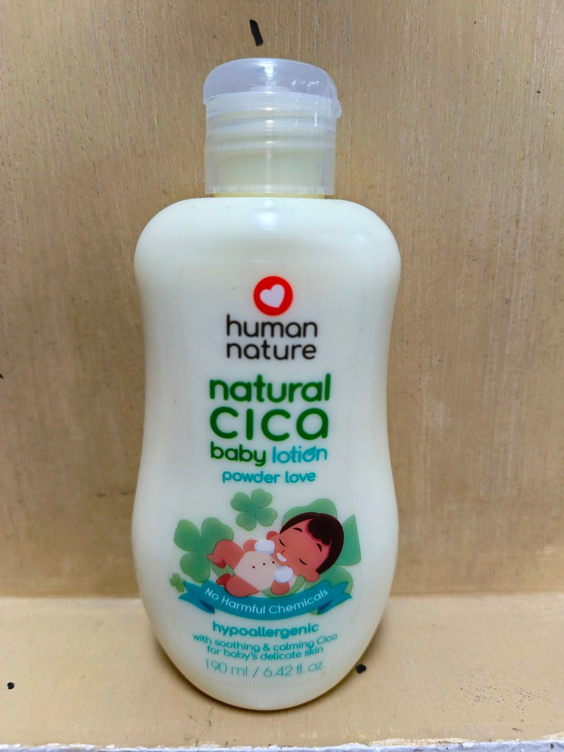 Human Nature Natural Cica Baby Lotion Powder Love Hypoallergenic 190ml
