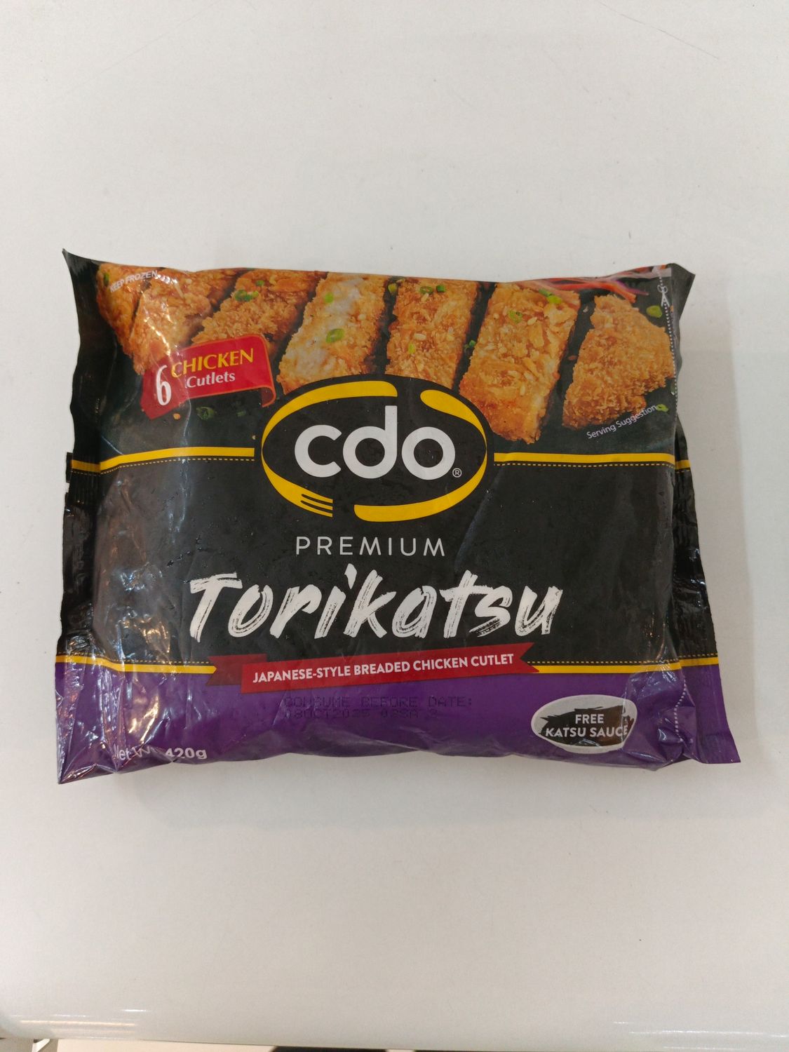 Cdo Premium Torikatsu Japanese-Style Breaded Chicken Cutlet 420g