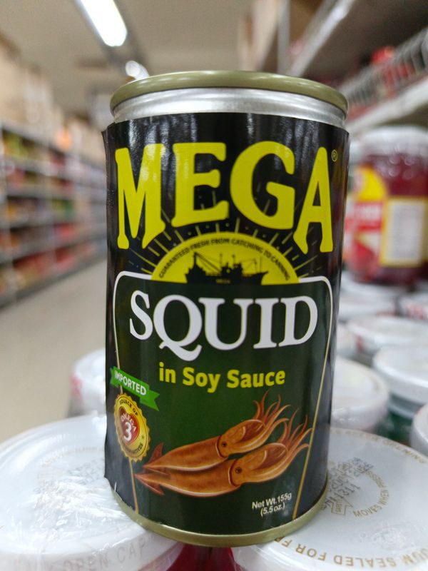Mega Squid in Soy Sauce 155g