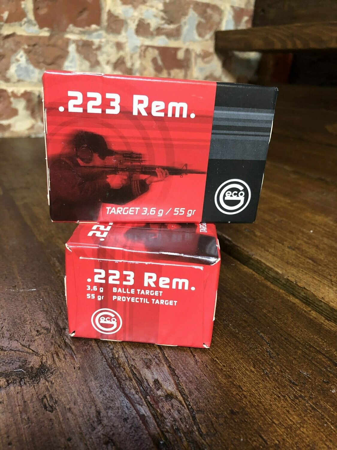 Geco FMJ .223 Target Training Round 55gr