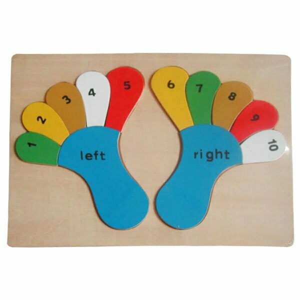 Wooden Puzzle - Foot