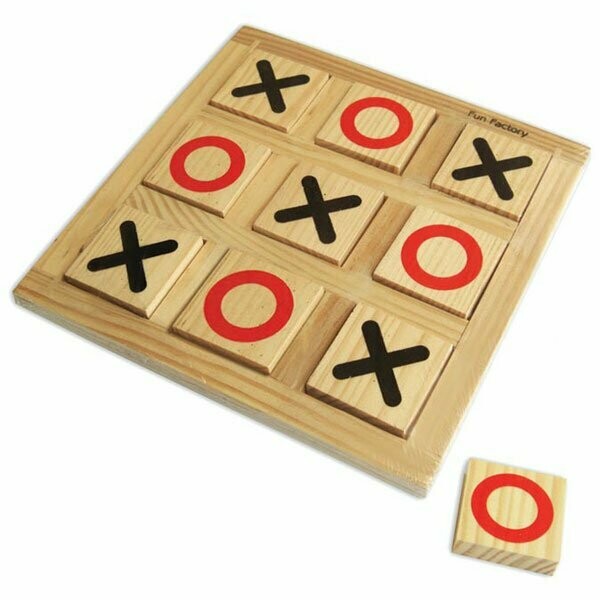 Noughts and Crosses Wooden Educational Game
